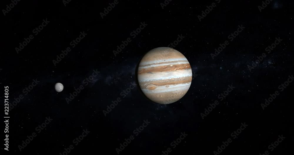 Traveling to the dead planet of Jupiter in our solar system. One of its ...