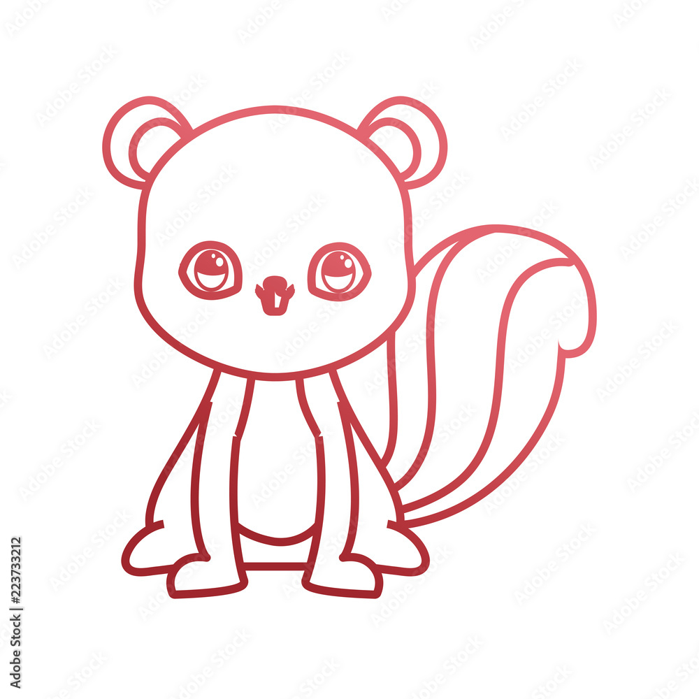 Cute Squirrel Drawing