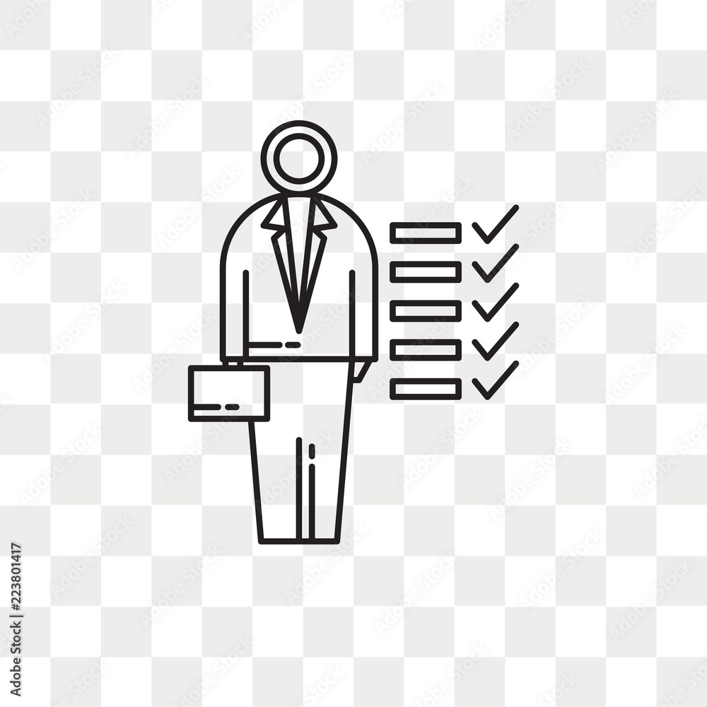 Skills vector icon isolated on transparent background, Skills logo ...