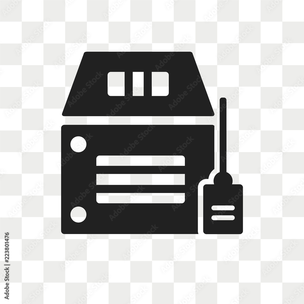 Farm vector icon isolated on transparent background, Farm logo design ...
