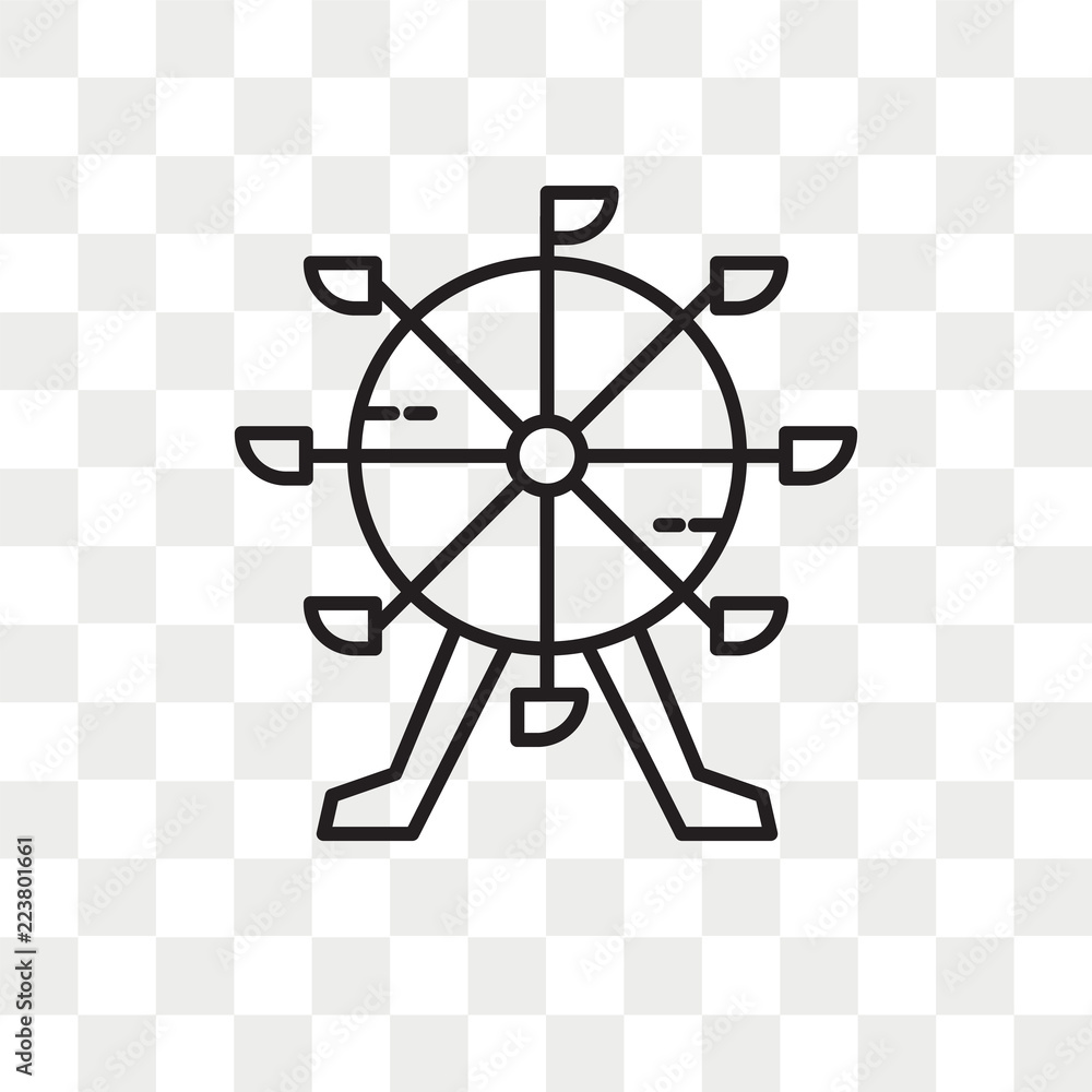 Ferris Wheel Vector