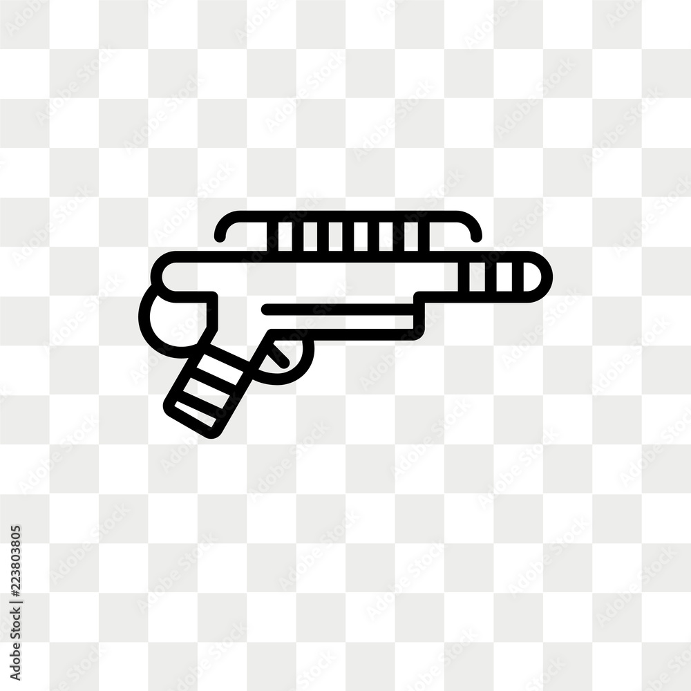 Blaster vector icon isolated on transparent background, Blaster logo ...