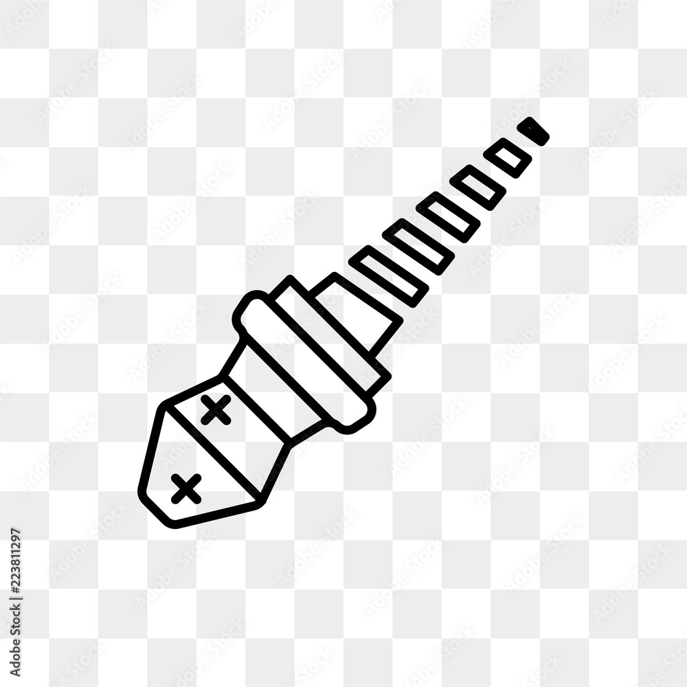 Chisel vector icon isolated on transparent background, Chisel logo ...