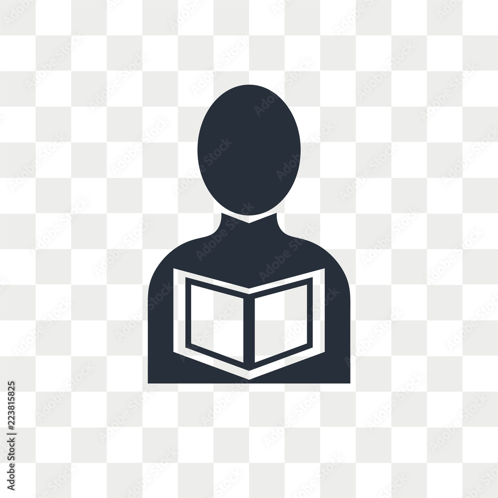 Self learning vector icon isolated on transparent background, Self ...