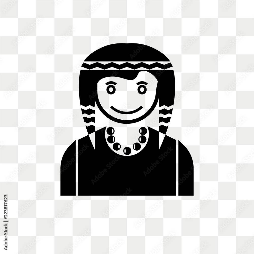 Indian vector icon isolated on transparent background, Indian logo ...