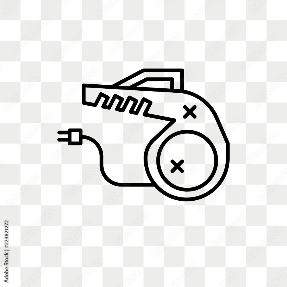 Blower vector icon isolated on transparent background, Blower logo ...