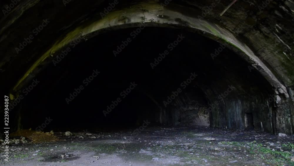 Vídeo do Stock: Abandoned Underground Airport Air Base Zeljava ...