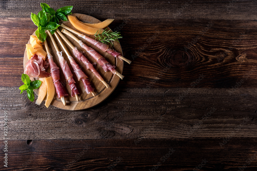 Italienische Jause - Buffet - Prosciutto - Rohschinken - Schinken ...