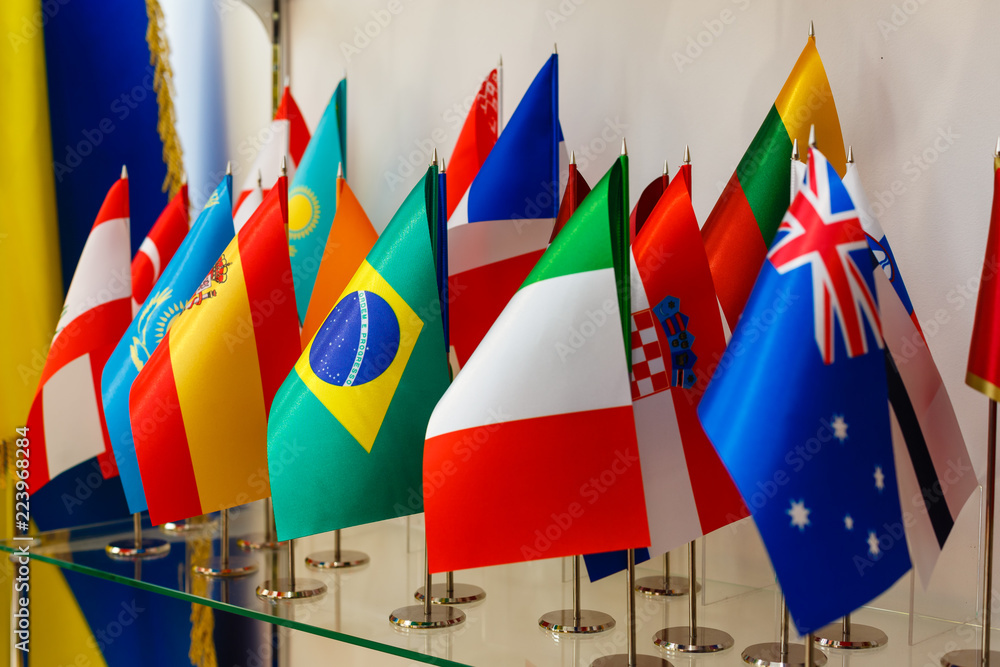 world national flags Stock Photo | Adobe Stock