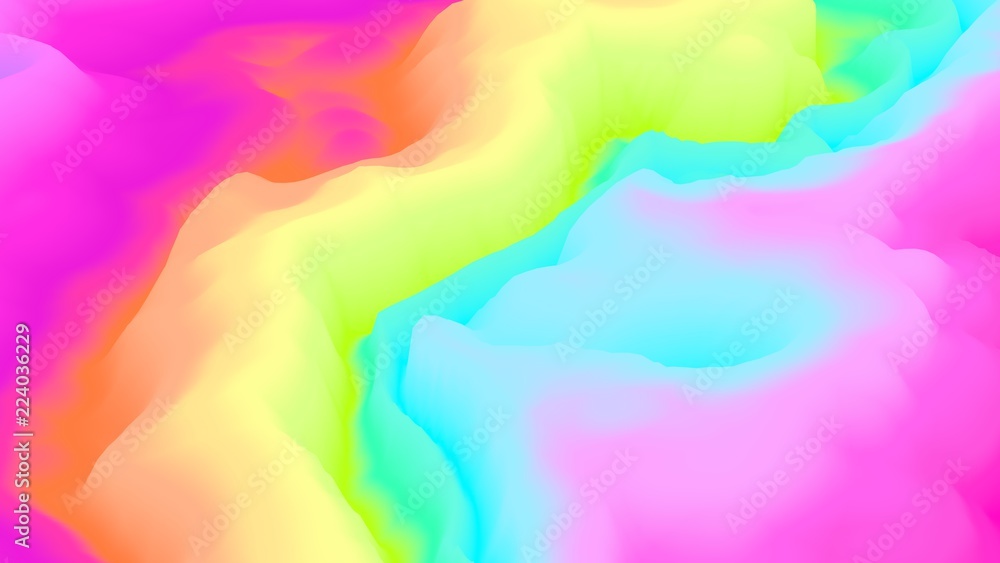 Color transition background. Splash. Cloud. Blur. Motion. 3d background ...