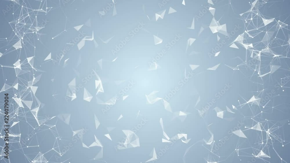 Vidéo Stock Optical fibers.Plexus structure evolving in organic motion. Abstract technology ...