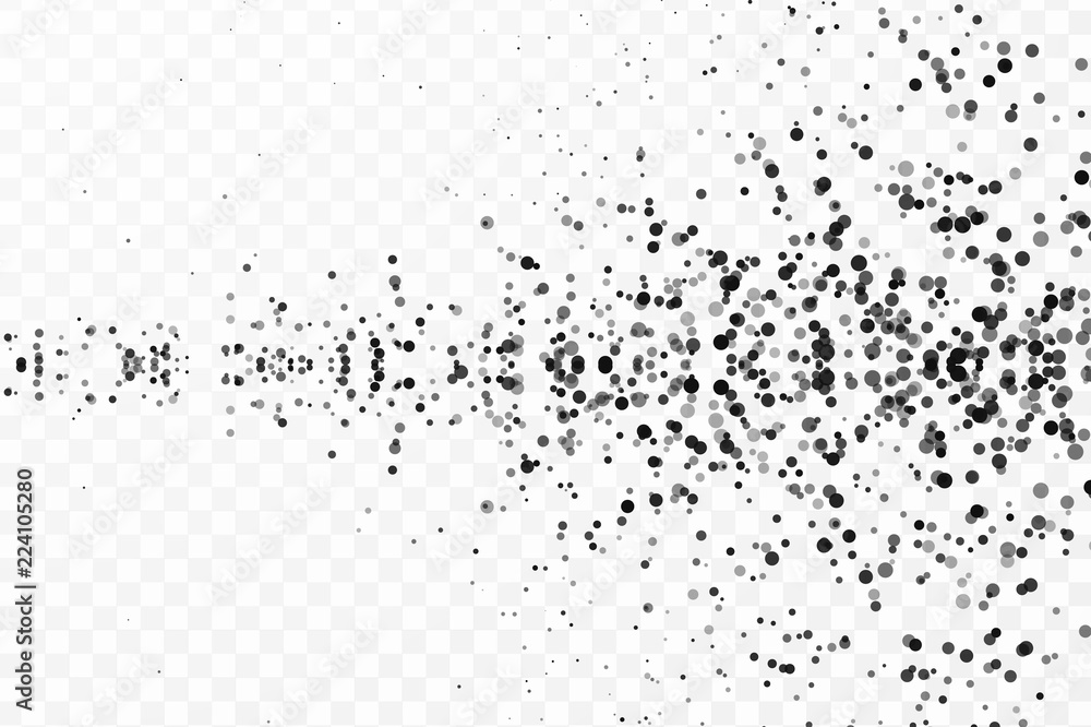 Abstract particles on transparent background. Graphic concept for your ...