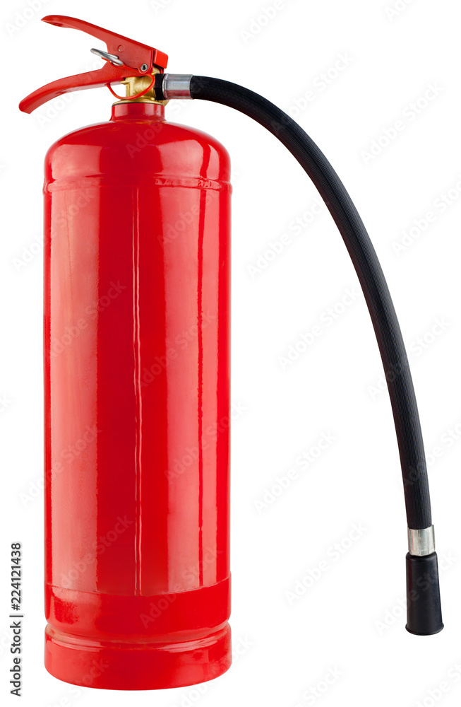 Fire extinguisher isolated on white background. Stock Photo | Adobe Stock