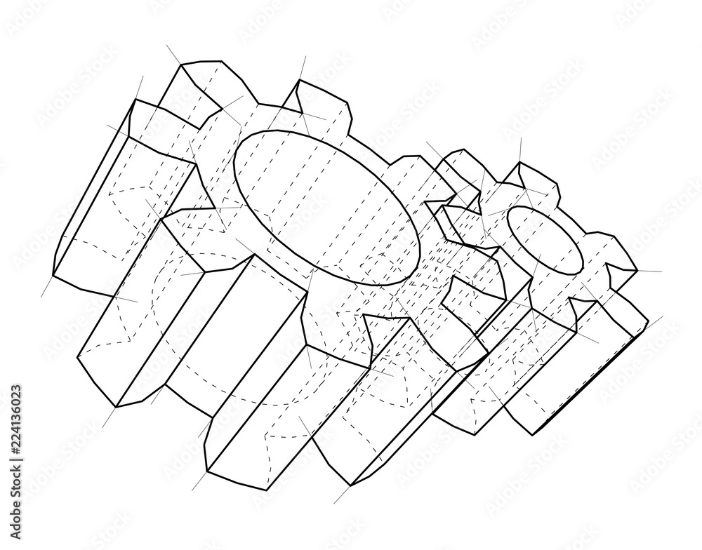 3d Gear Drawings