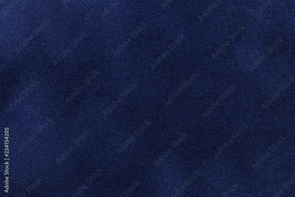 Blue Suede Fabric