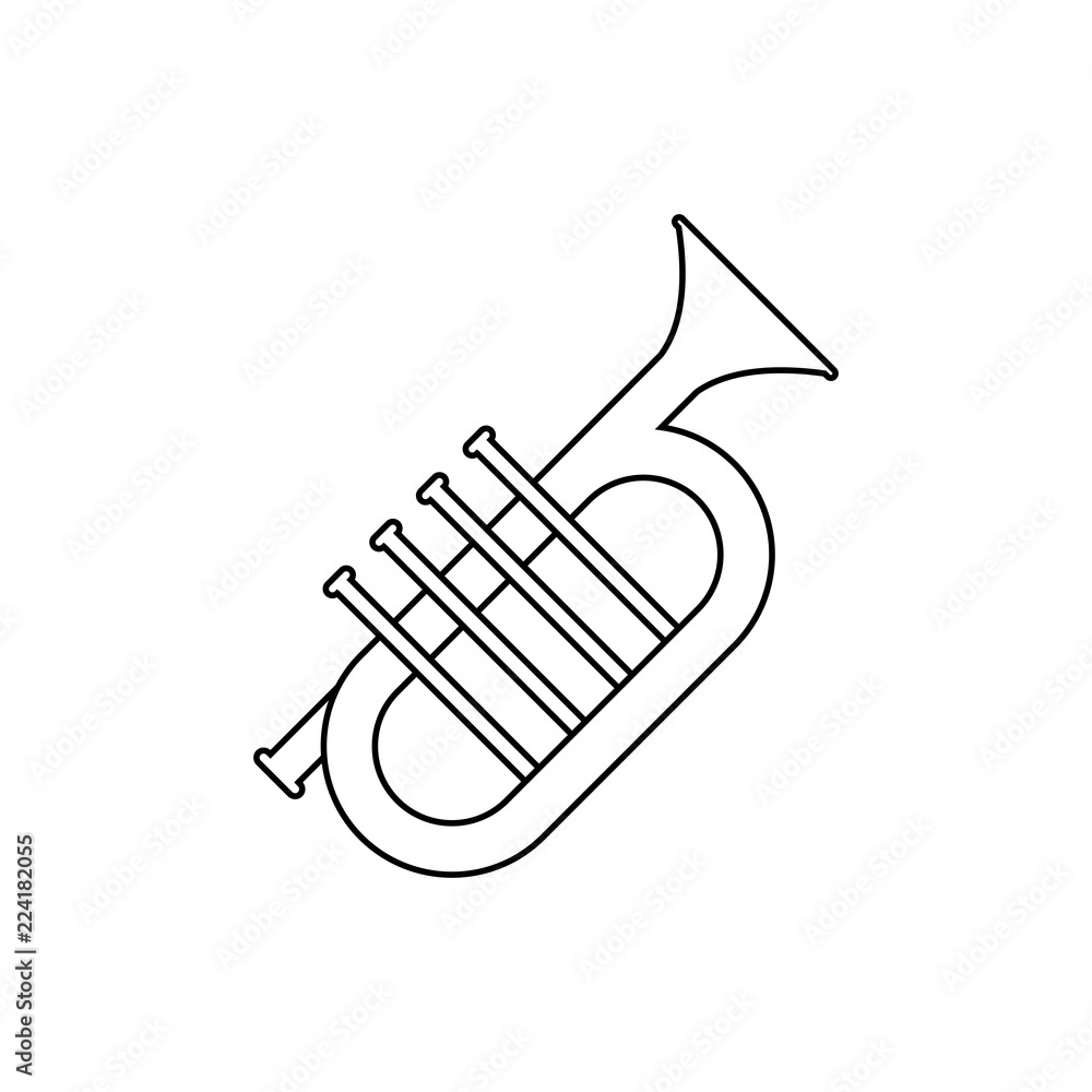 Trumpet Outline