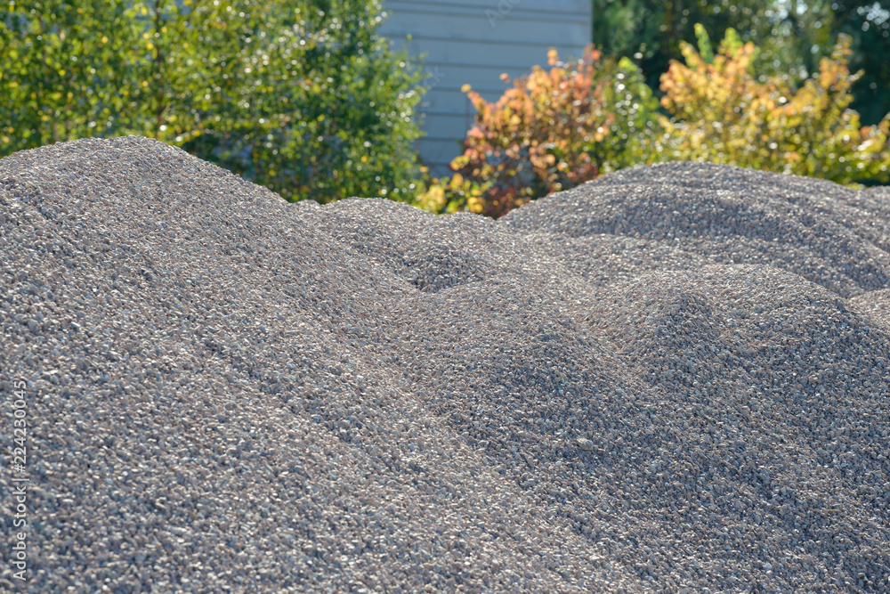 Breakstone background. Road gravel. Gravel texture. Crushed Gravel ...
