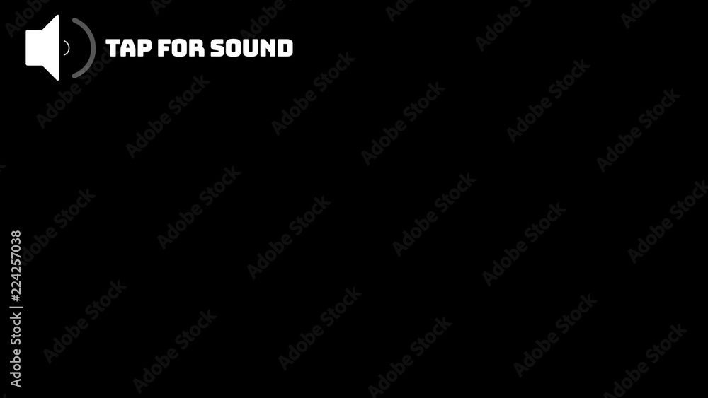 Tap for Sound Title Stock Template | Adobe Stock