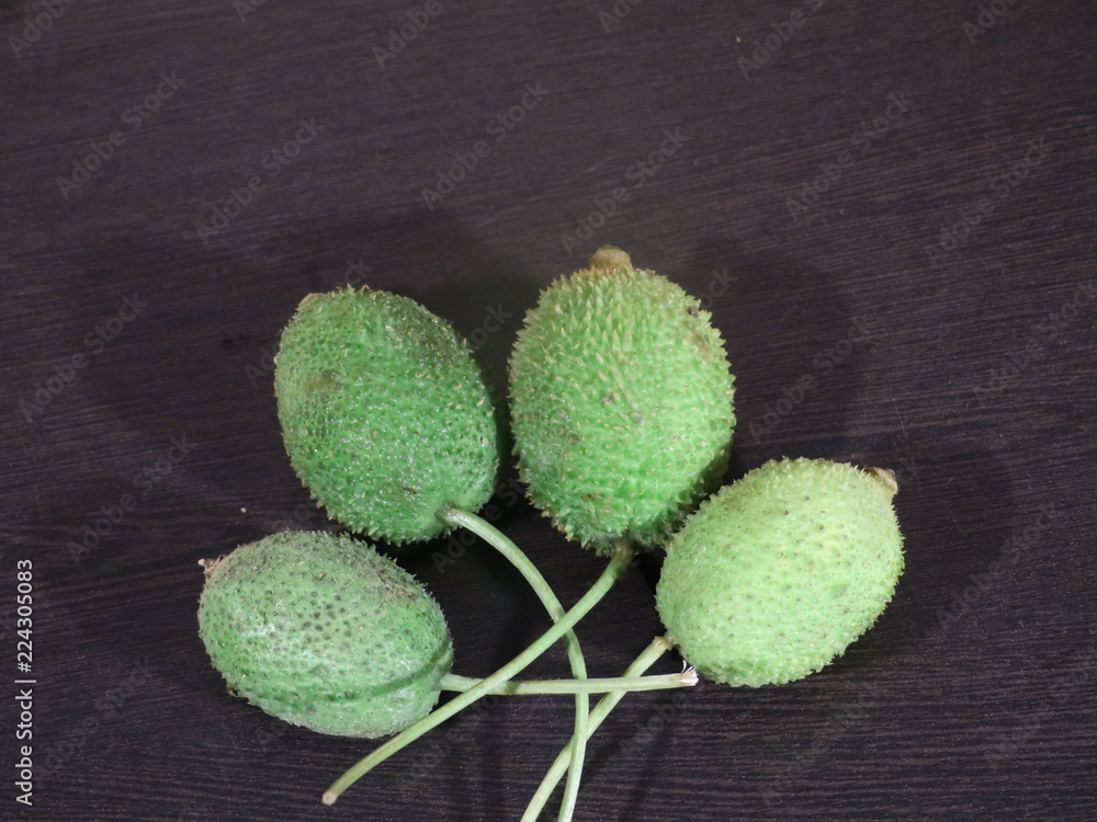 spiny gourd (Kantola),Spiny Gourd or Kantola vegetable isolated,Spiny ...