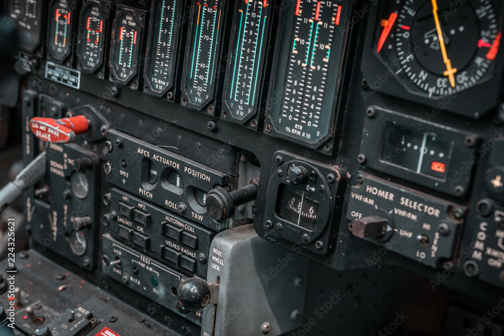 Helicopter Cockpit Controls