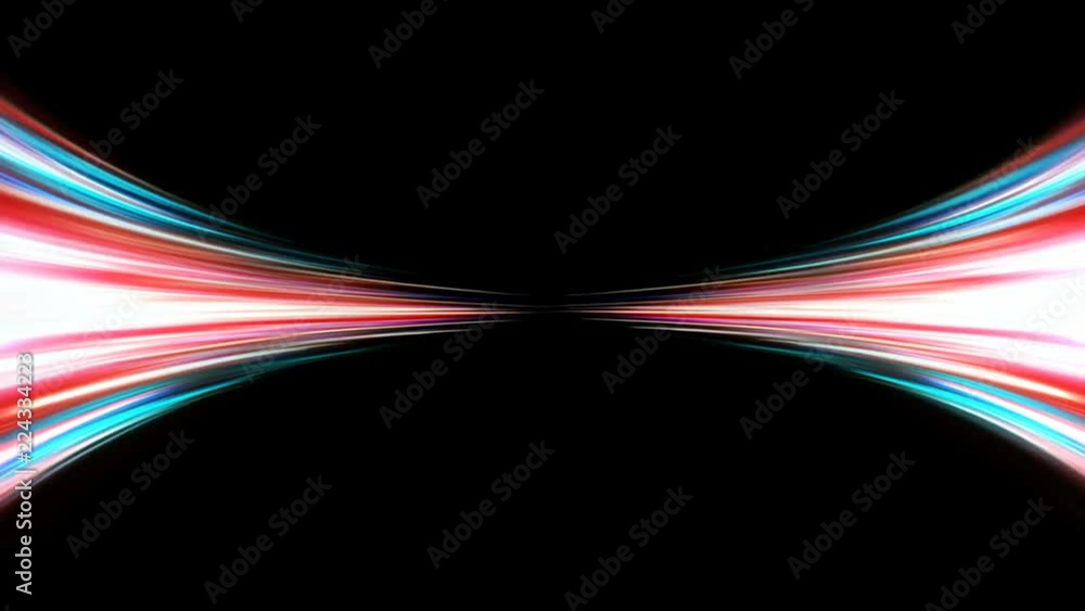 Movement of long light on black , Ready transparent effect for post ...