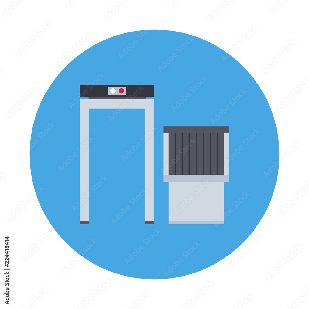 Airport Security Check Icon