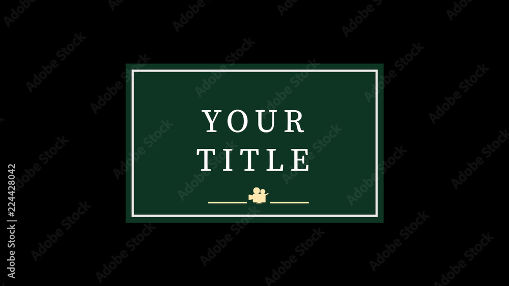 Film Camera Icon Title Stock Template | Adobe Stock