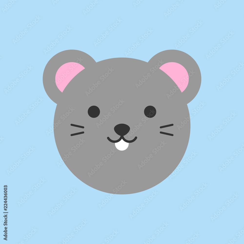Mouse Head Vector
