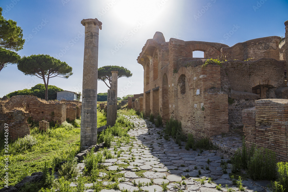 Ostia Antica (Rome, Italy) Stock Photo | Adobe Stock