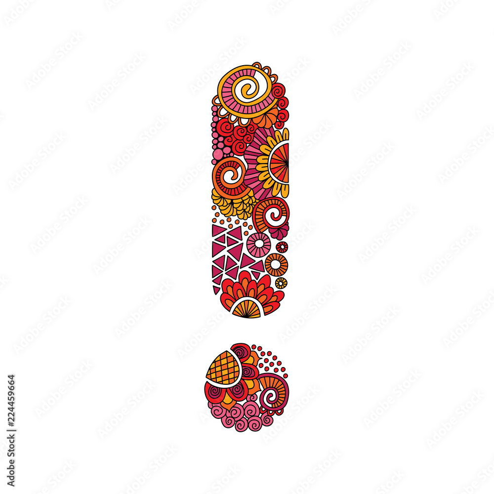 Colorful Exclamation Points