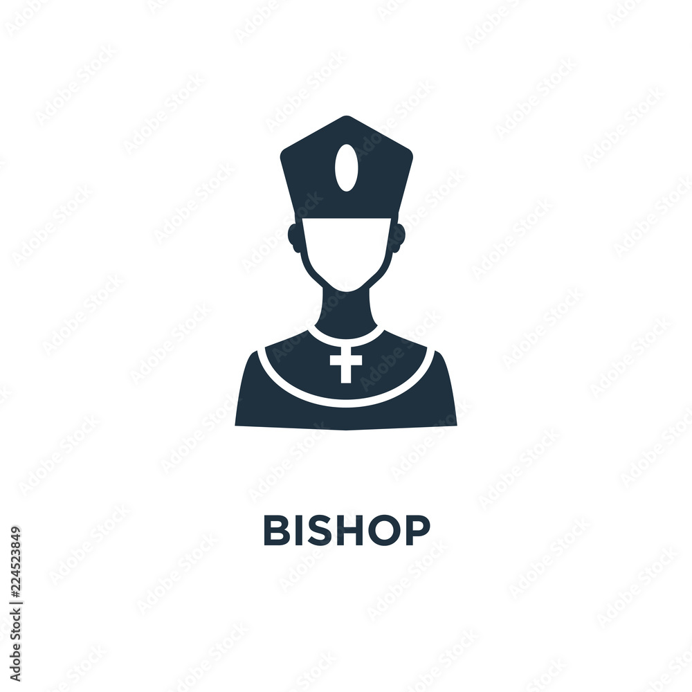 bishop icon Stock Vector | Adobe Stock
