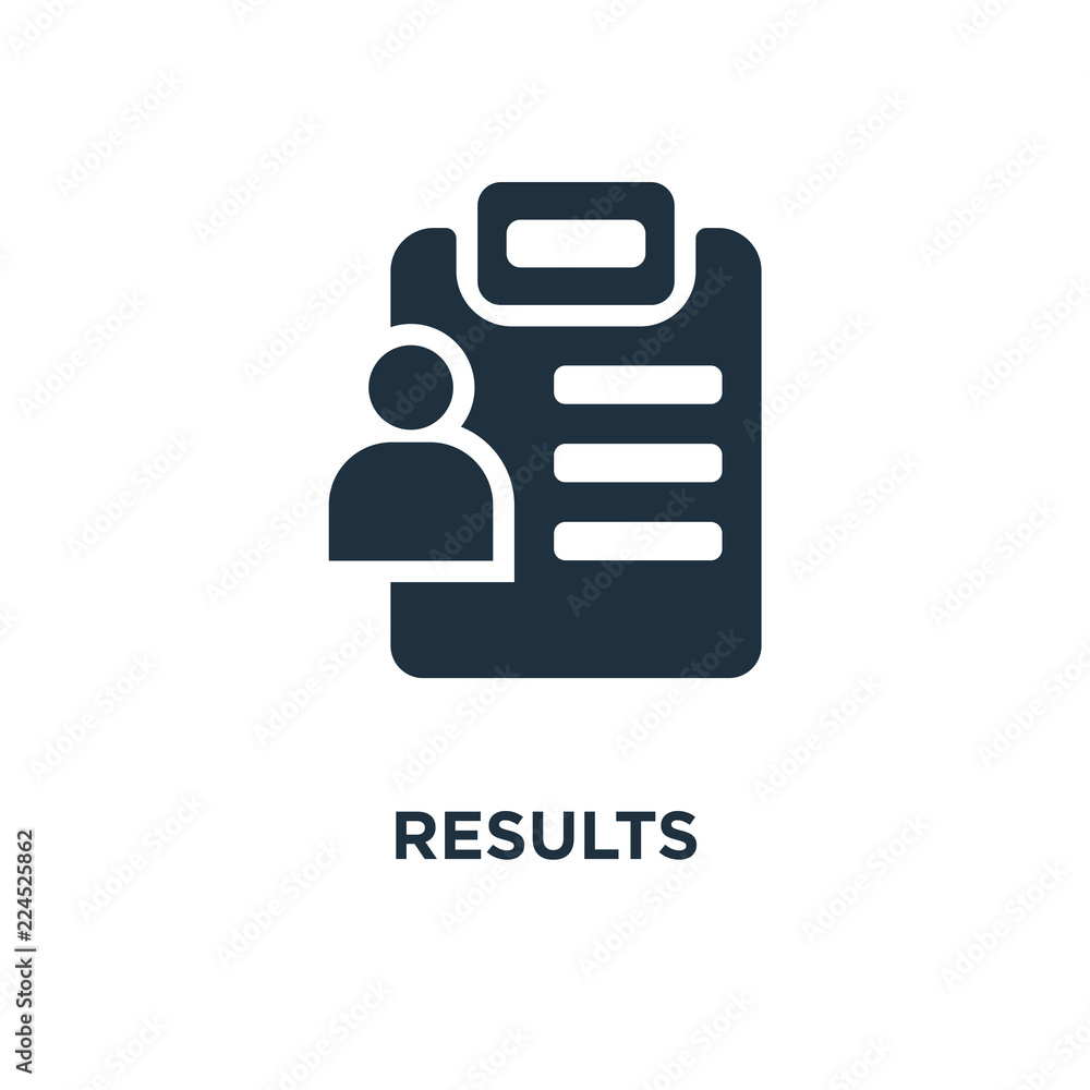 results icon Stock Vector | Adobe Stock