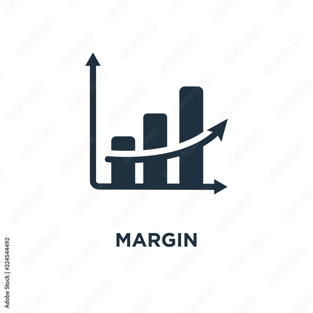 margin icon Stock Vector | Adobe Stock
