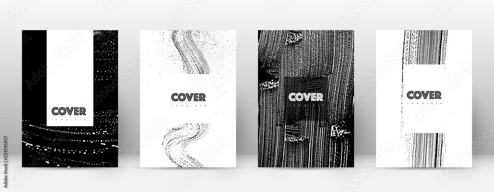 Cover page design template. Hipster brochure layout. Breathtaking ...