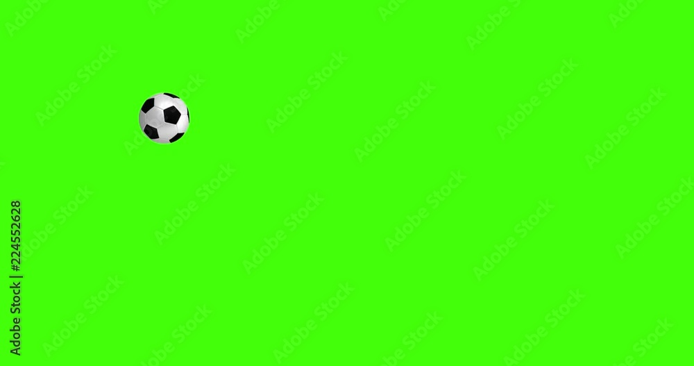Vidéo Stock A soccer ball being headed back and forth between two ...