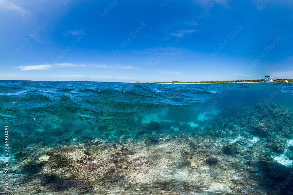 Half under half over in the Philippines Stock Photo | Adobe Stock