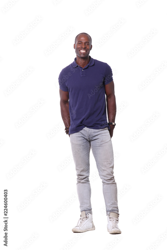 Full body black man Stock Photo | Adobe Stock