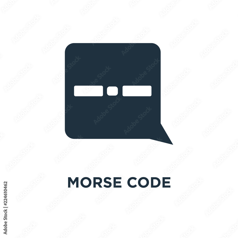 morse code icon Stock Vector | Adobe Stock