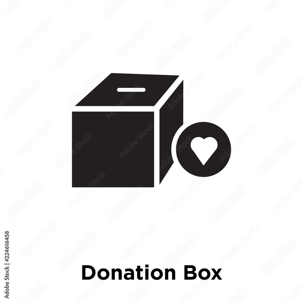 Donation Box Sign