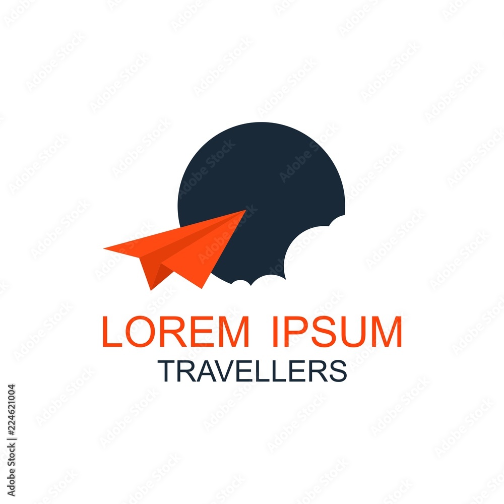 Travel logo, holidays, tourism, business trip company logo design ...