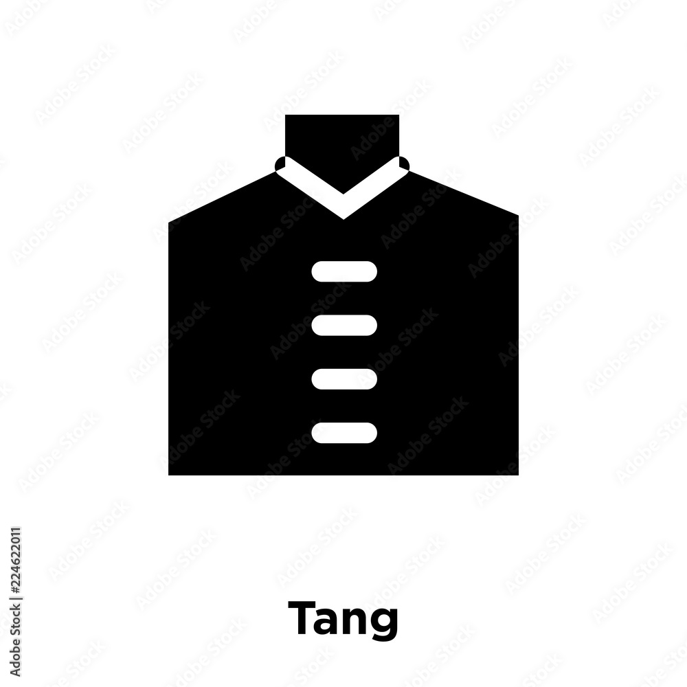 tang icon vector isolated on white background, logo concept of tang ...