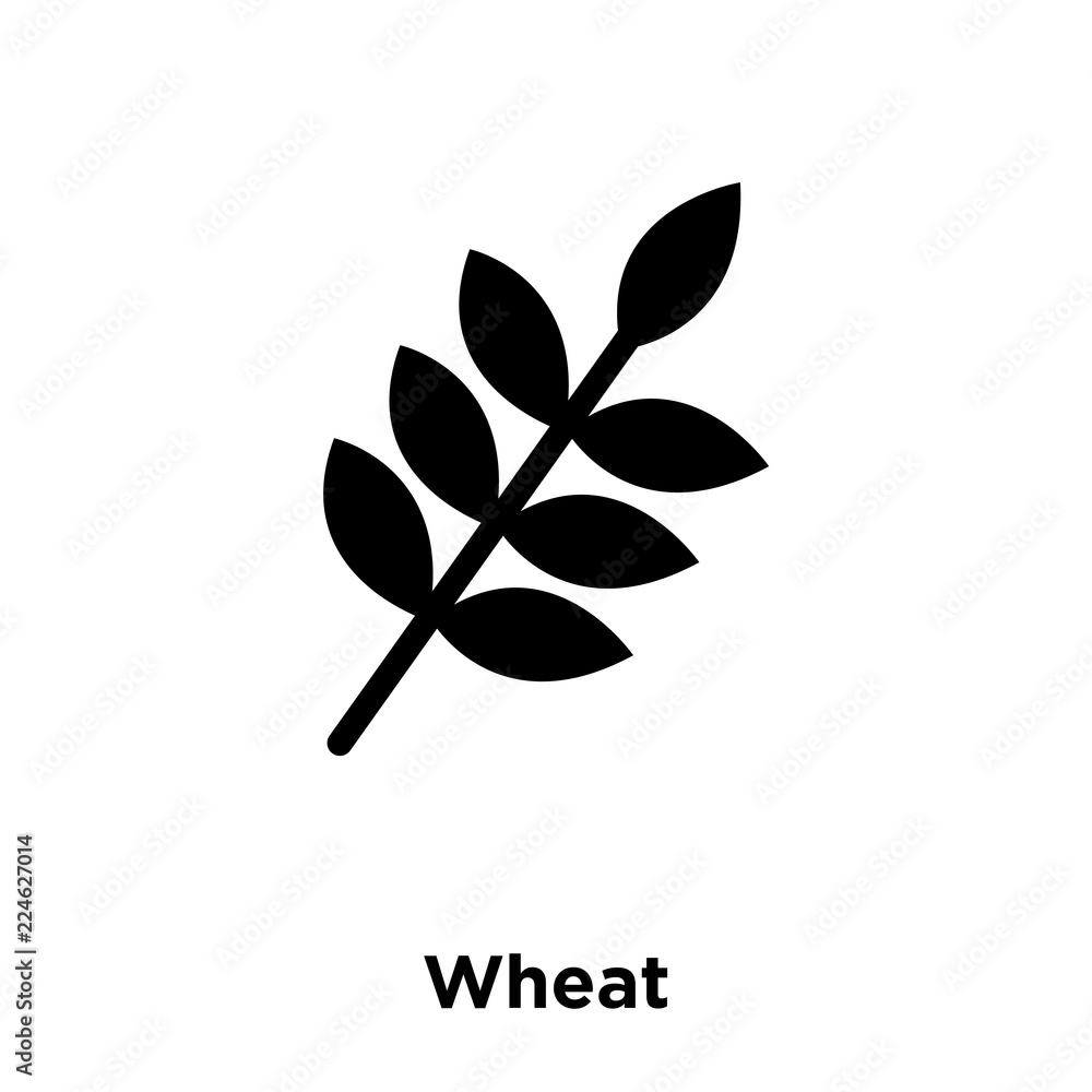 Wheat Symbol Black And White