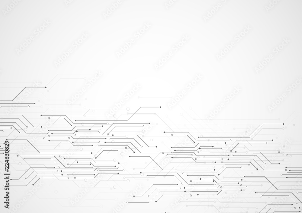 Abstract digital background with technology circuit board texture ...