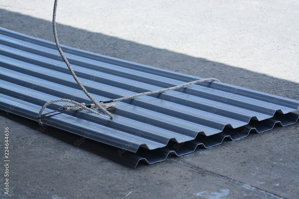 Rope and hook cover UPVC roof sheet for carry over top structure Stock ...