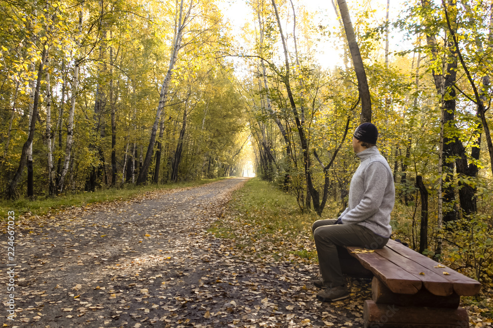 Guy Waiting For Someone
