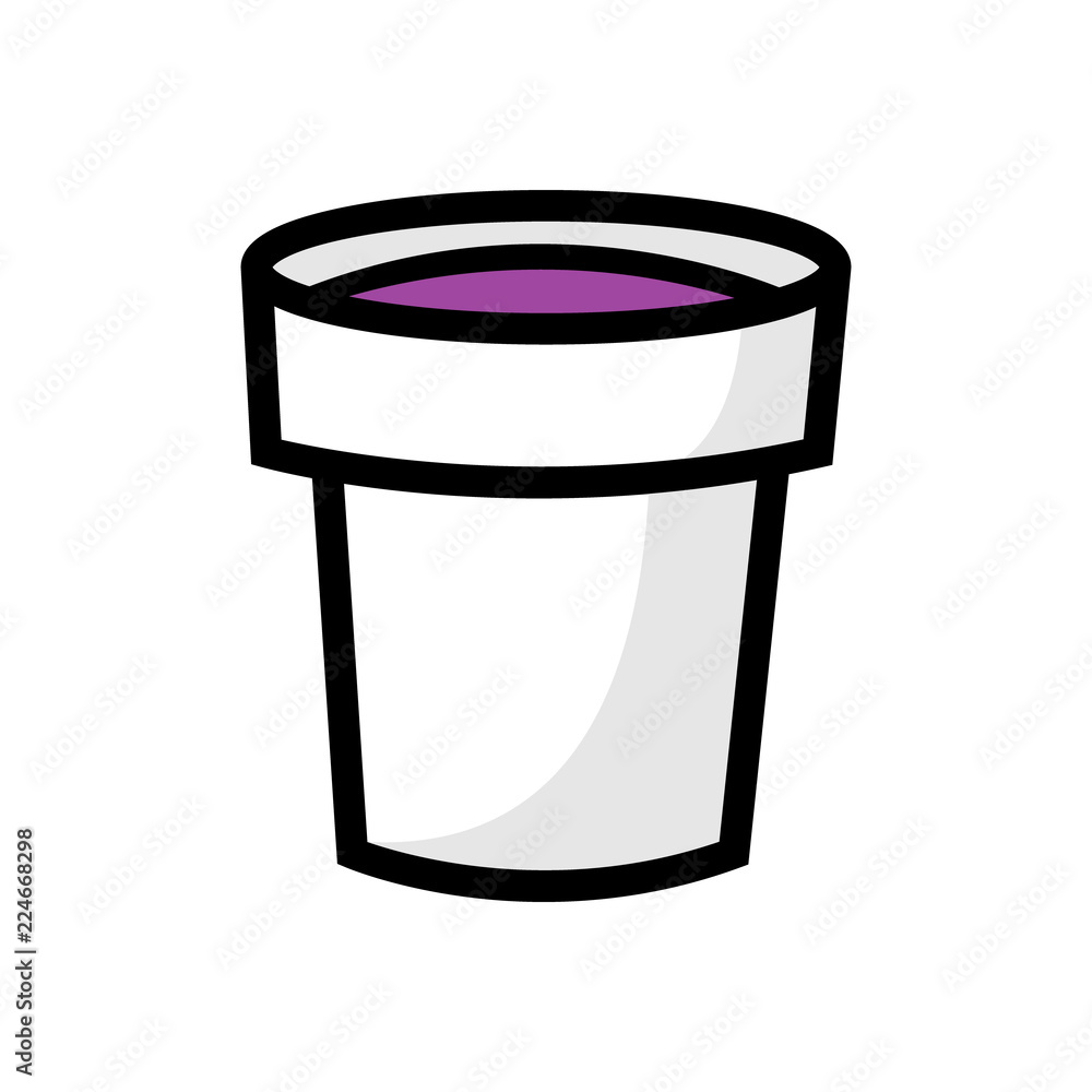 Cartoon Cup of Lean Stock Vector | Adobe Stock