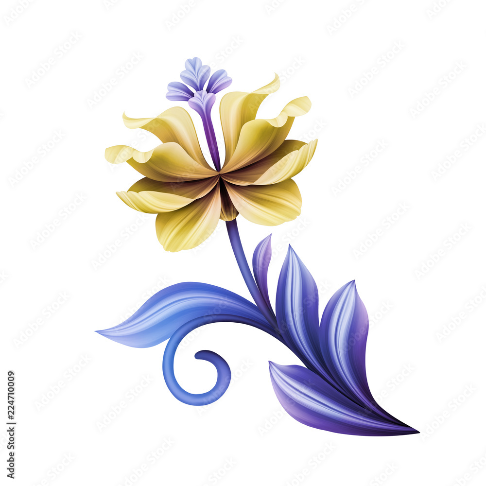 Abstract Flower Clip Art