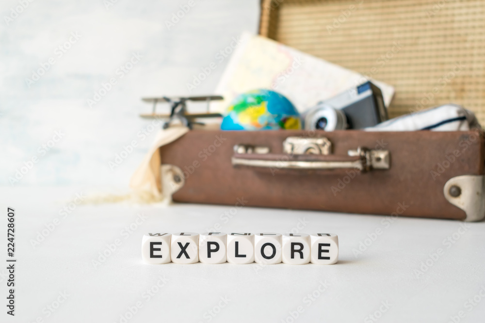 Explore: Adventure Travel Holidays. Travel, adventure, vacation concept ...
