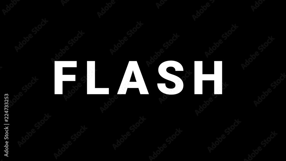 Flash Title Stock Template | Adobe Stock