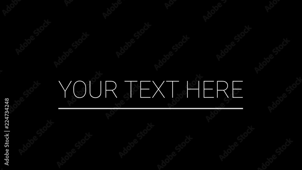 Clashing Line Title Stock Template | Adobe Stock